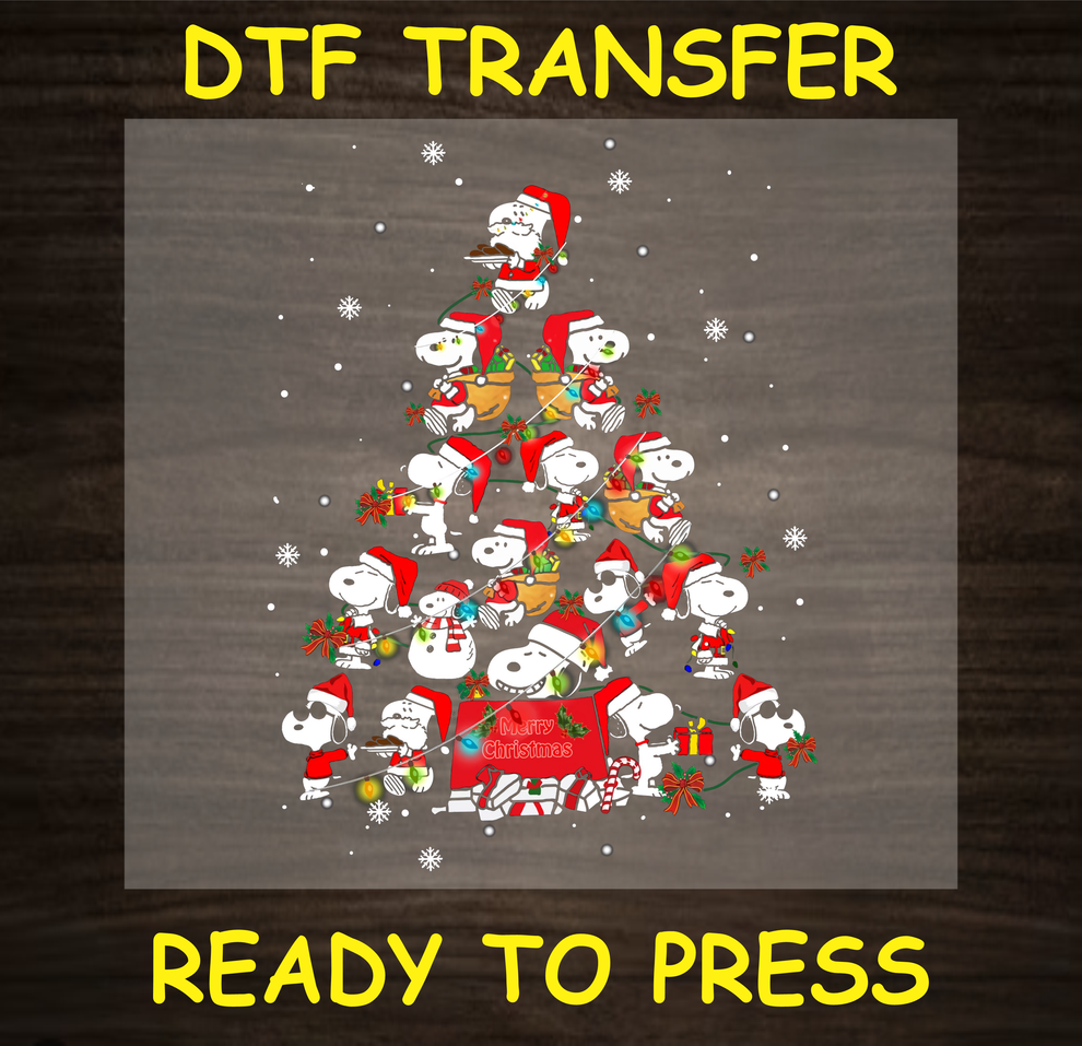 Christmas Character Tree DTF Transfer | Ready to Press – Cute Tees For ...